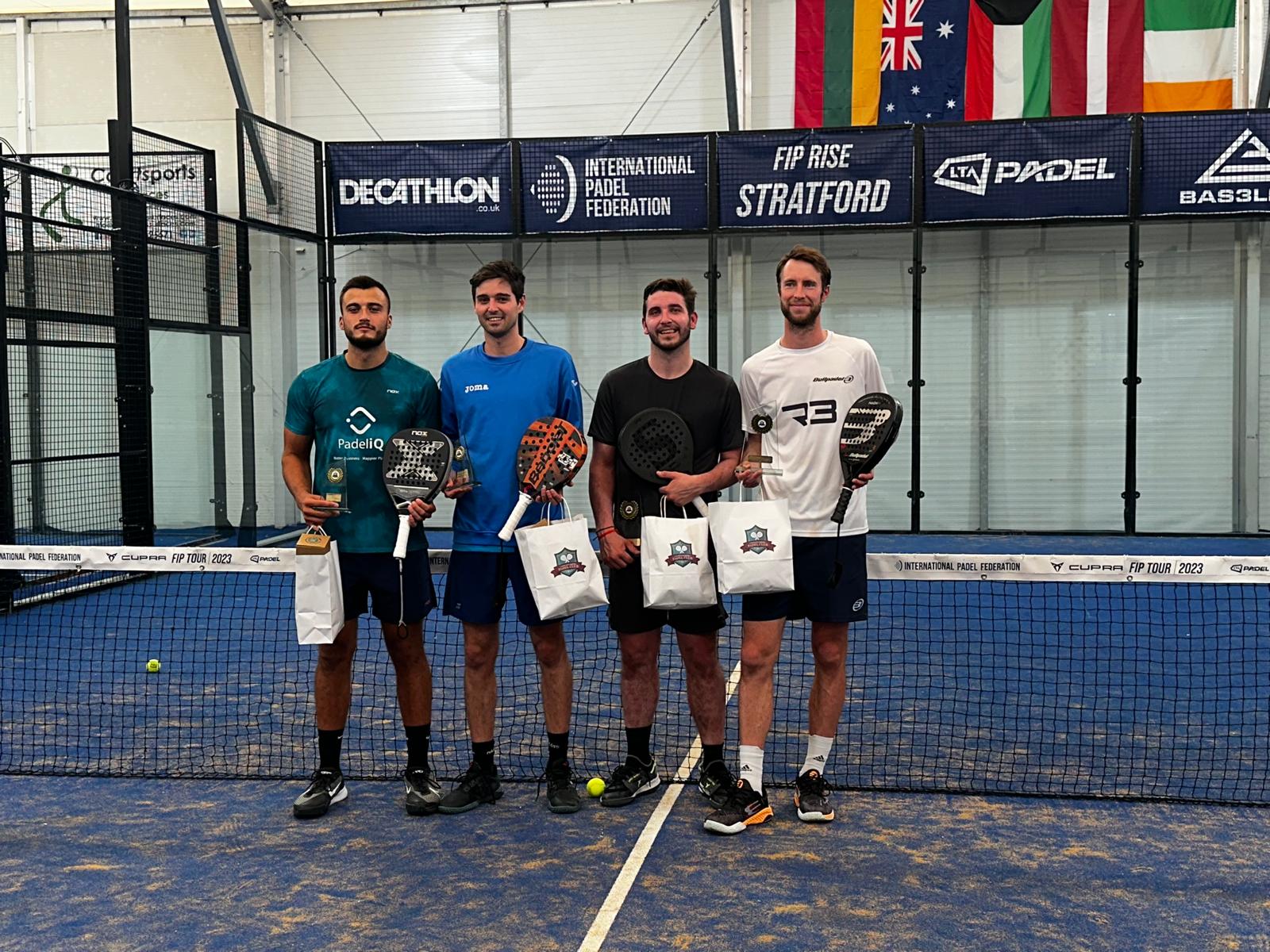British stars claim victory at Padel British Tour event in Stratford