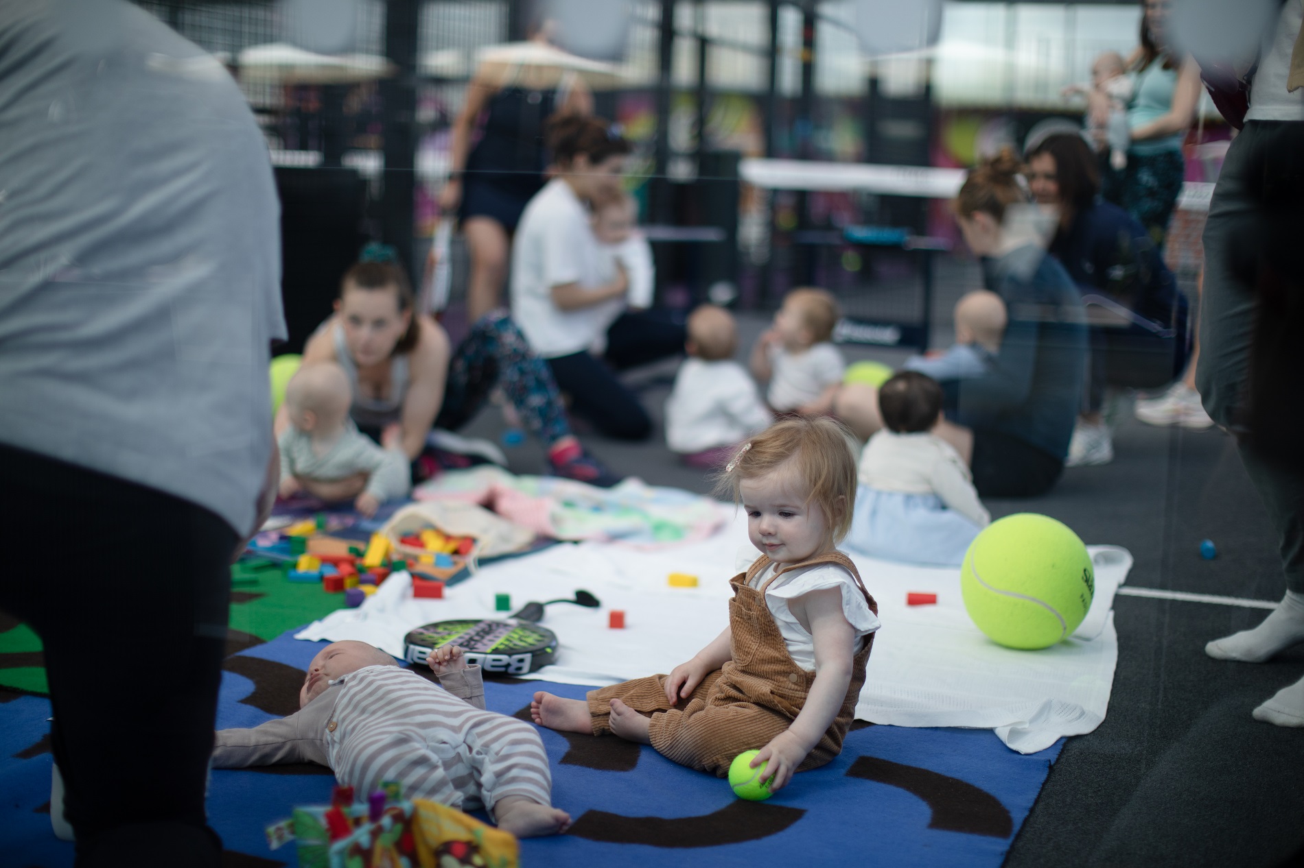 Social padel sessions for mums - meet Padel & Prams